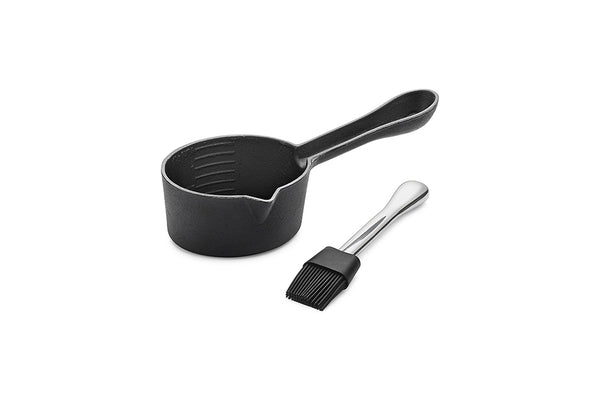 Outset Cast Iron Sauce Pot - Well Seasoned
